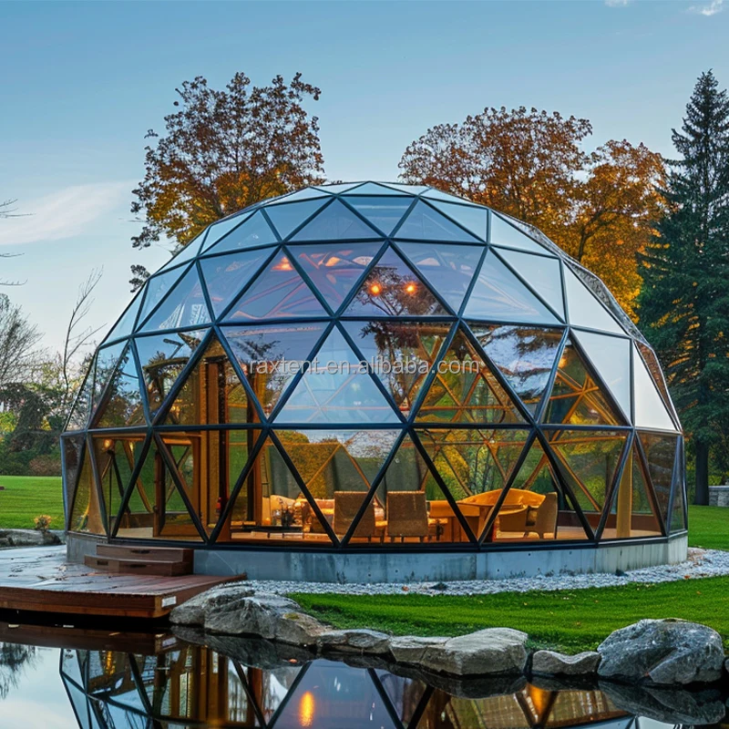 Glass Dome House Hotel - Glamping Tent Cabin with Panoramic View