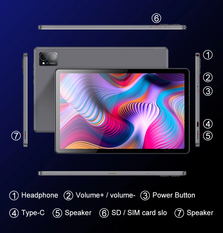 Original 10.36 Inch Android Wifi 4G Tablet Pc 2000X1200 Fhd Incell ...