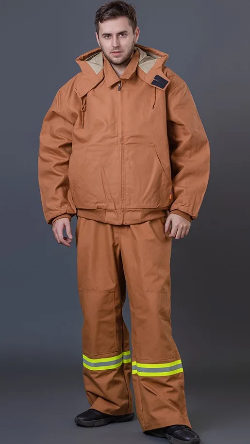 Casual Shipbuilding Welding Mining Jacket Pants Flame Resistant ...