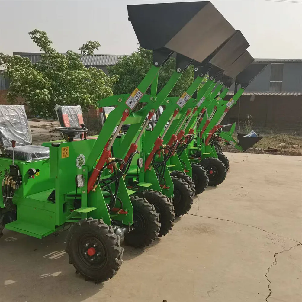 Factory Weightlifting 300kg Electric Loader Tractor Loader Four Wheel ...