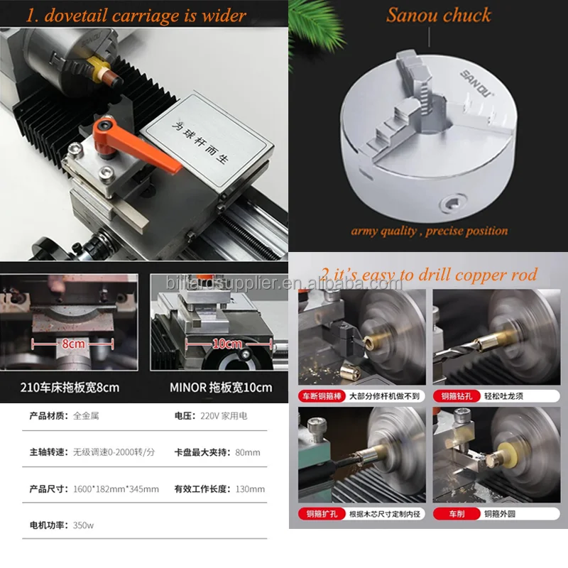 Professional Billiard Cue Lathe - Repair and Customize Cues