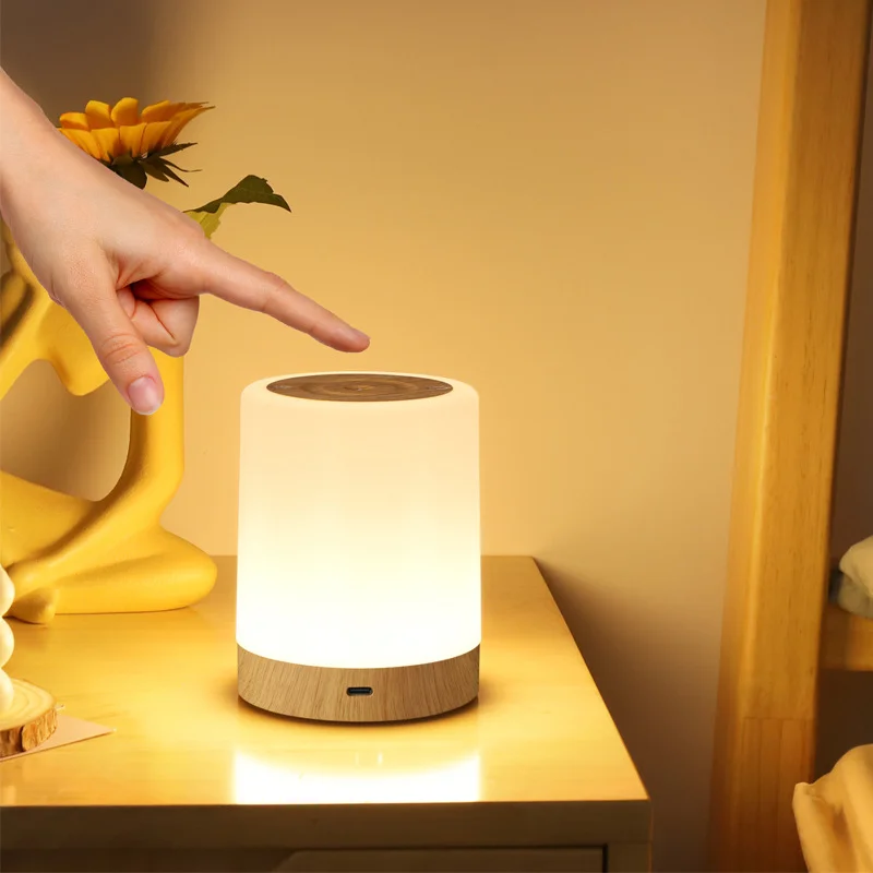 Howlighting Bedside Lamp RGB Bedroom Touch Portable Rechargeable Desk ...