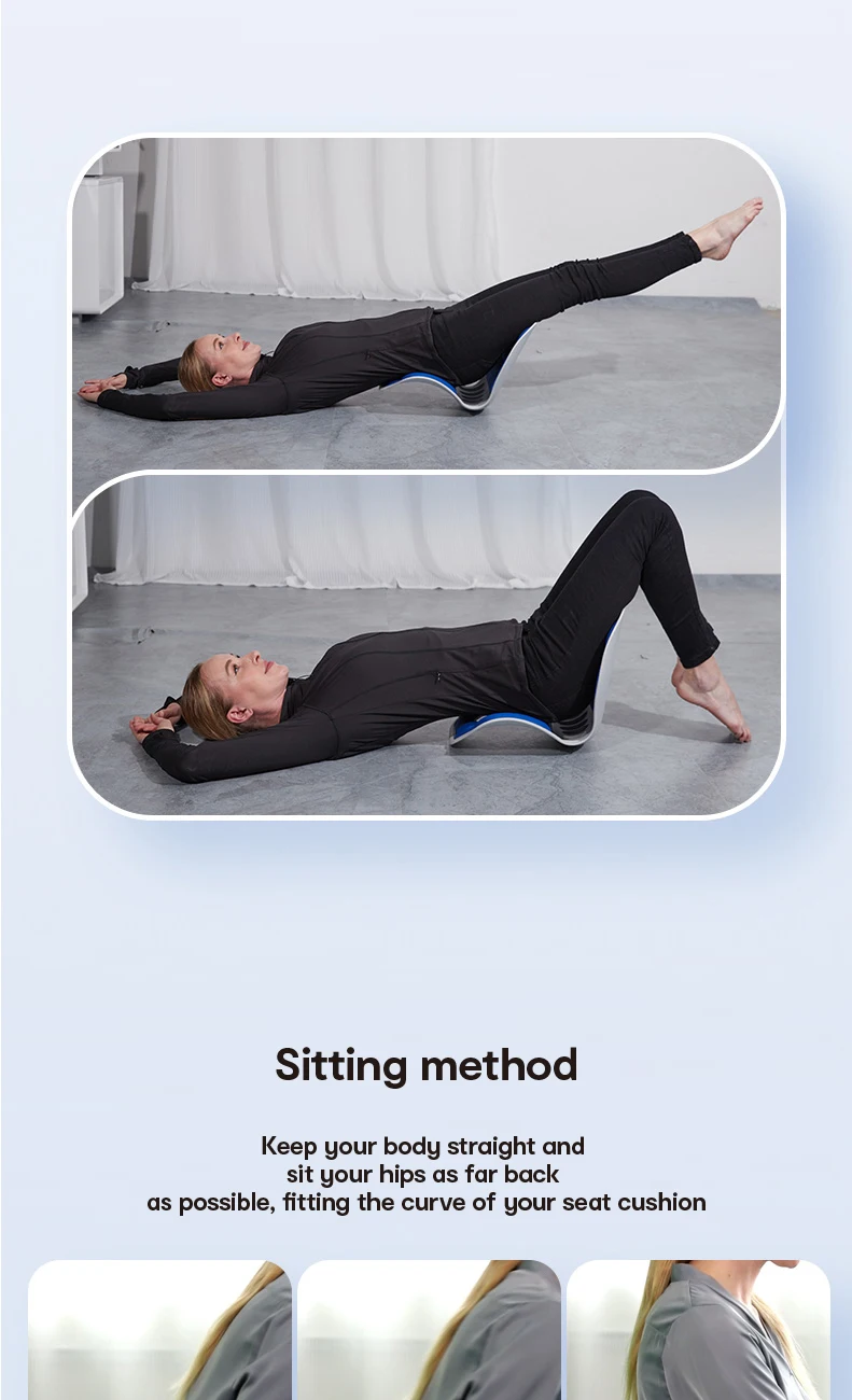 Office Orthopedic Posture Cushion Chair Office Backrest Seat Cushion ...