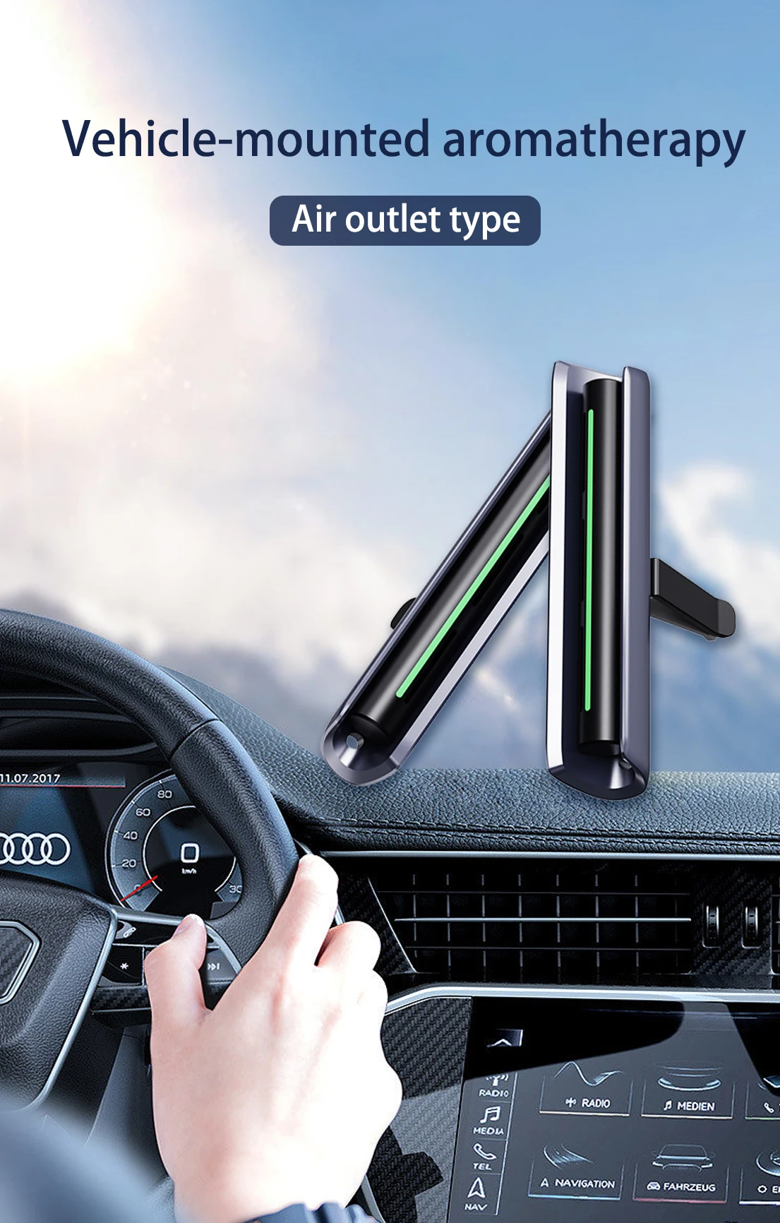 Wholesale Custom LOGO Mini Custom Car Fragrance Diffuser Car Perfume ...