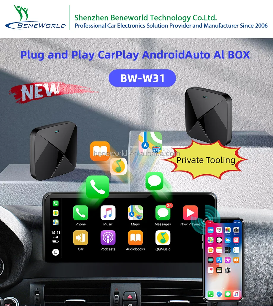 Factory Oem Odm Universal Wireless Car Play Interface Smart Multimedia ...