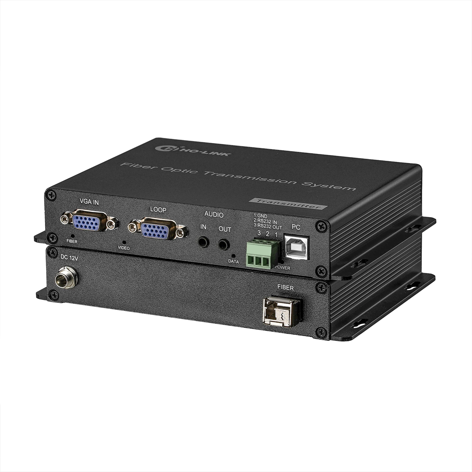 VGA KVM Fibre Optic Extender 20KM Transmission VGA Extender High ...