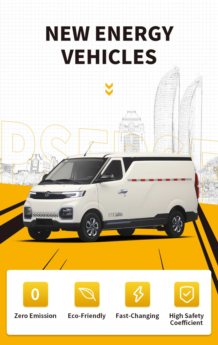 2022 New Baic Changhe Ev5 Cargo Van Petrol And Gas Fuel Type With Rear ...