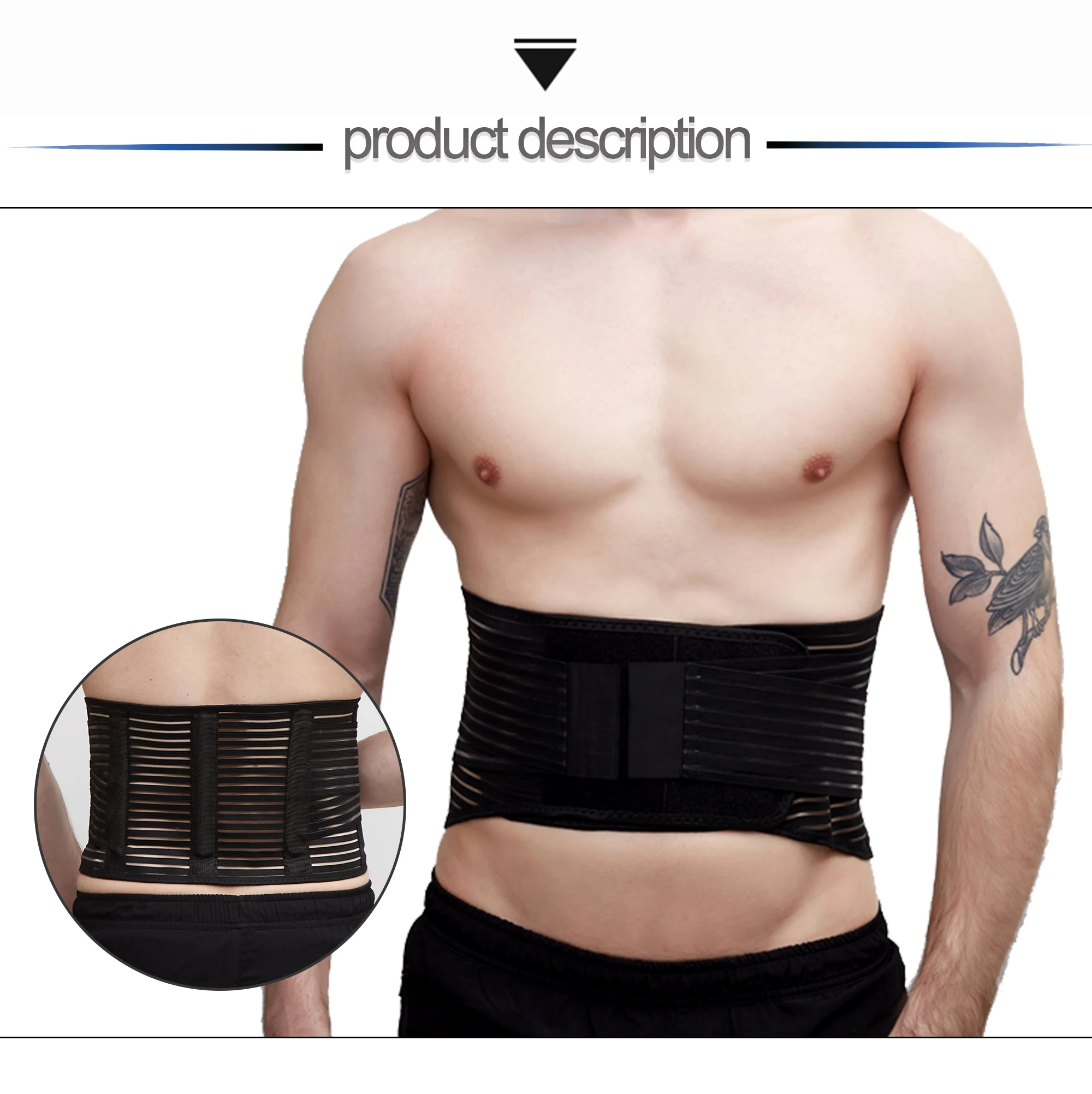Waist And Hip Brace Back Support Belt Lumber Brace Waist Support Belt ...