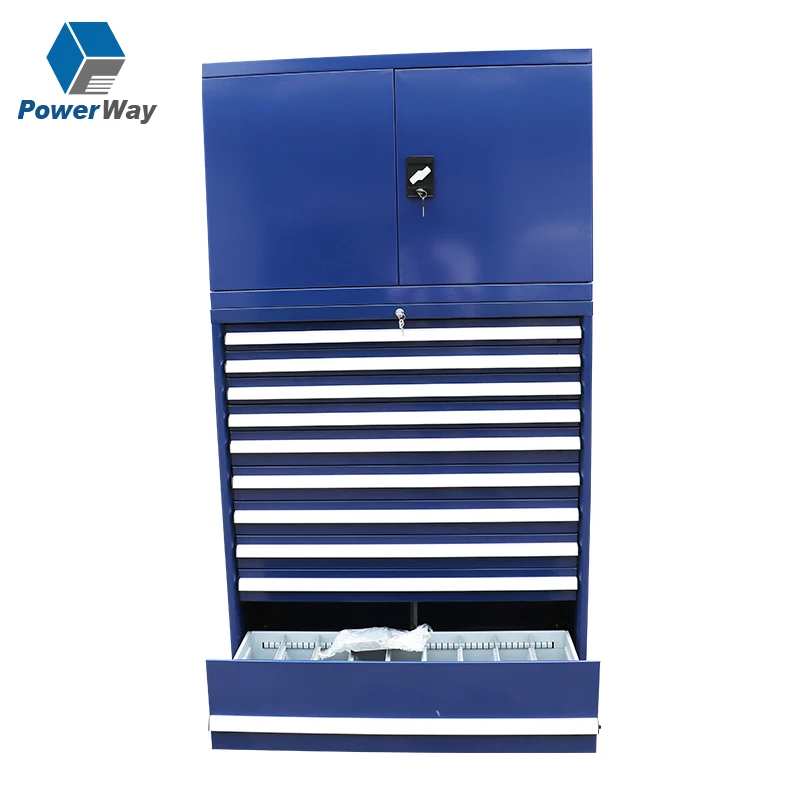Powerway Heavy Duty Tool Cart Trolley Box Drawer Metal Tool Cabinet ...
