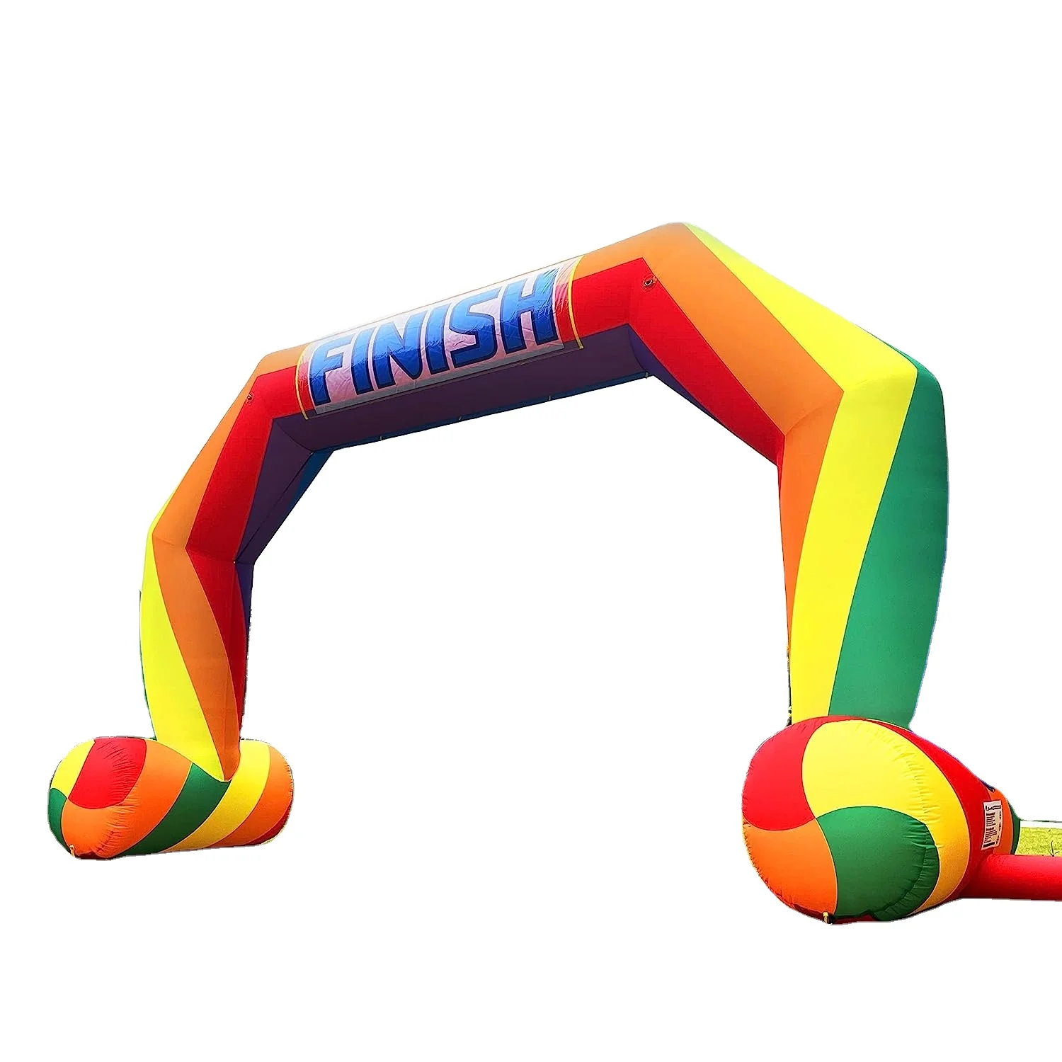 Custom Lighted Inflatable Rainbow Arch For Event Inflatable Finish Line ...