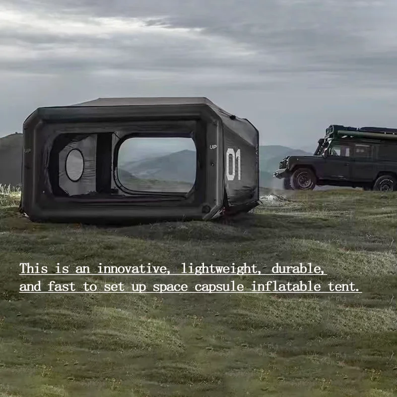 Customizable Portable Inflatable Camping Tent - Space Capsule Design
