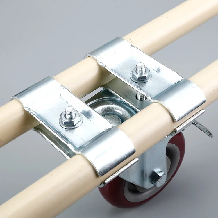 Caster Splint Metal Splint Castor Mounting Accessories Connecting Lean ...