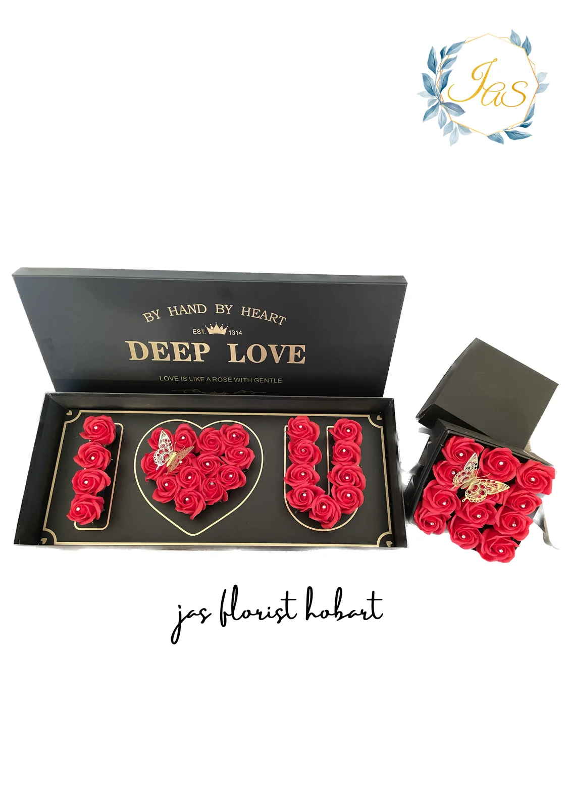 Wholesale Rose Rectangle Box Flower Gift Box Arrangements I Love You ...