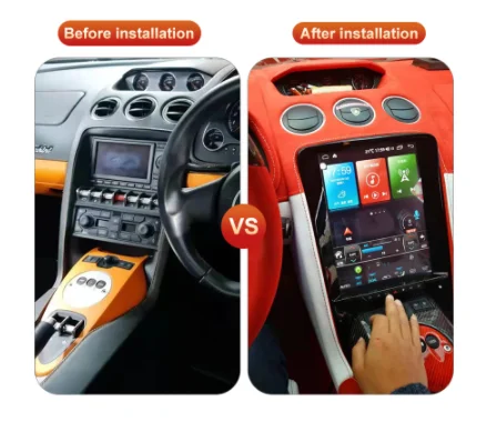 12.1" Vertical Screen Android 10 Head Unit For Lamborghini Gallardo ...