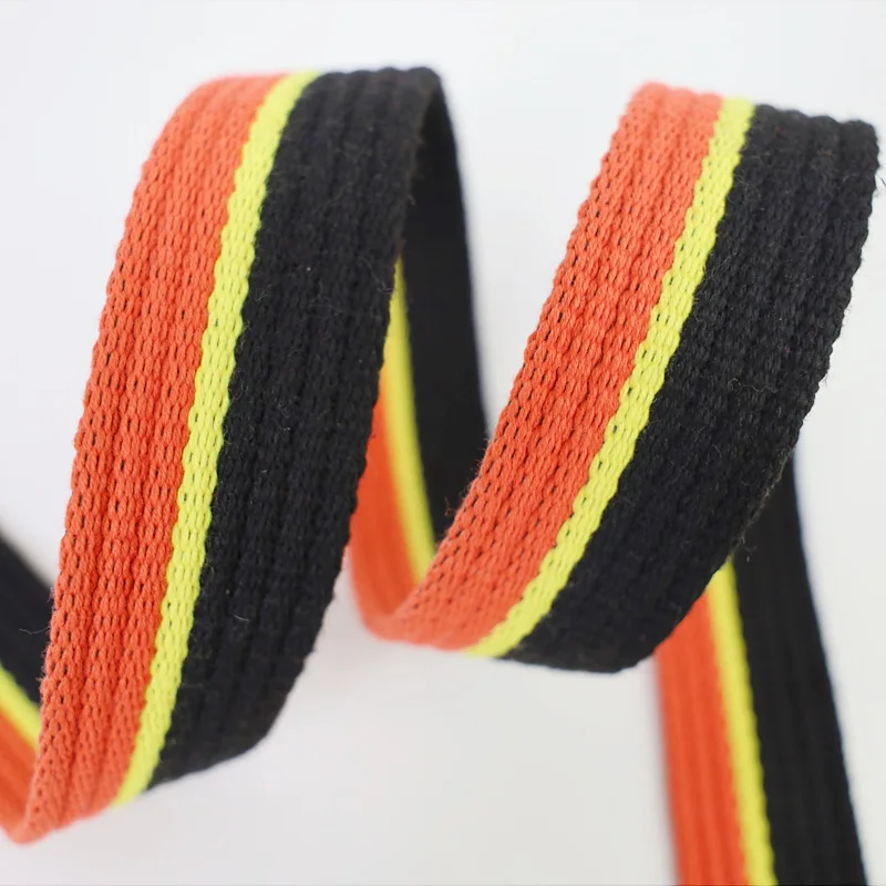 Wholesale Colorful 32mm 38mm Solid Color Polyester Webbing for Bag Straps