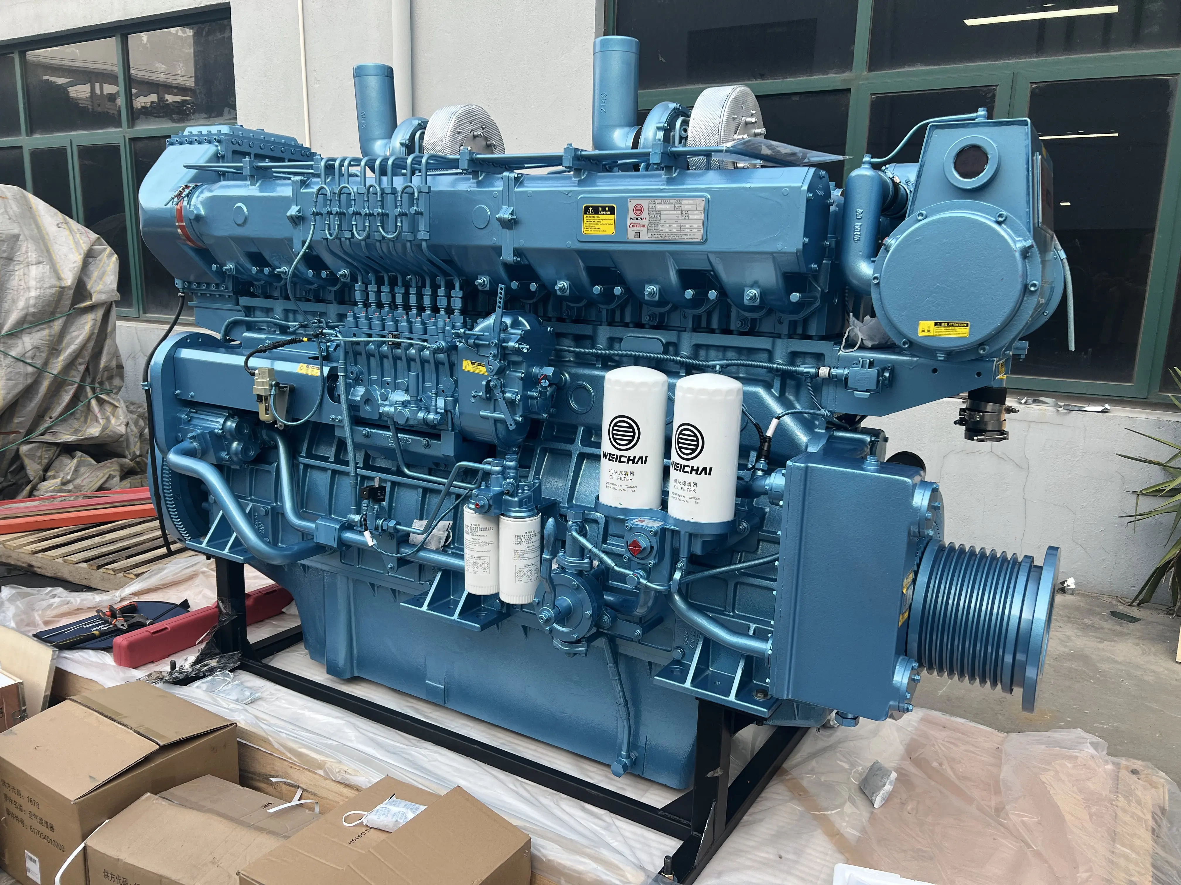 Best Price Water Cooled 8 Cylinders 1000hp Mechanical Fuel Pump Weichai ...