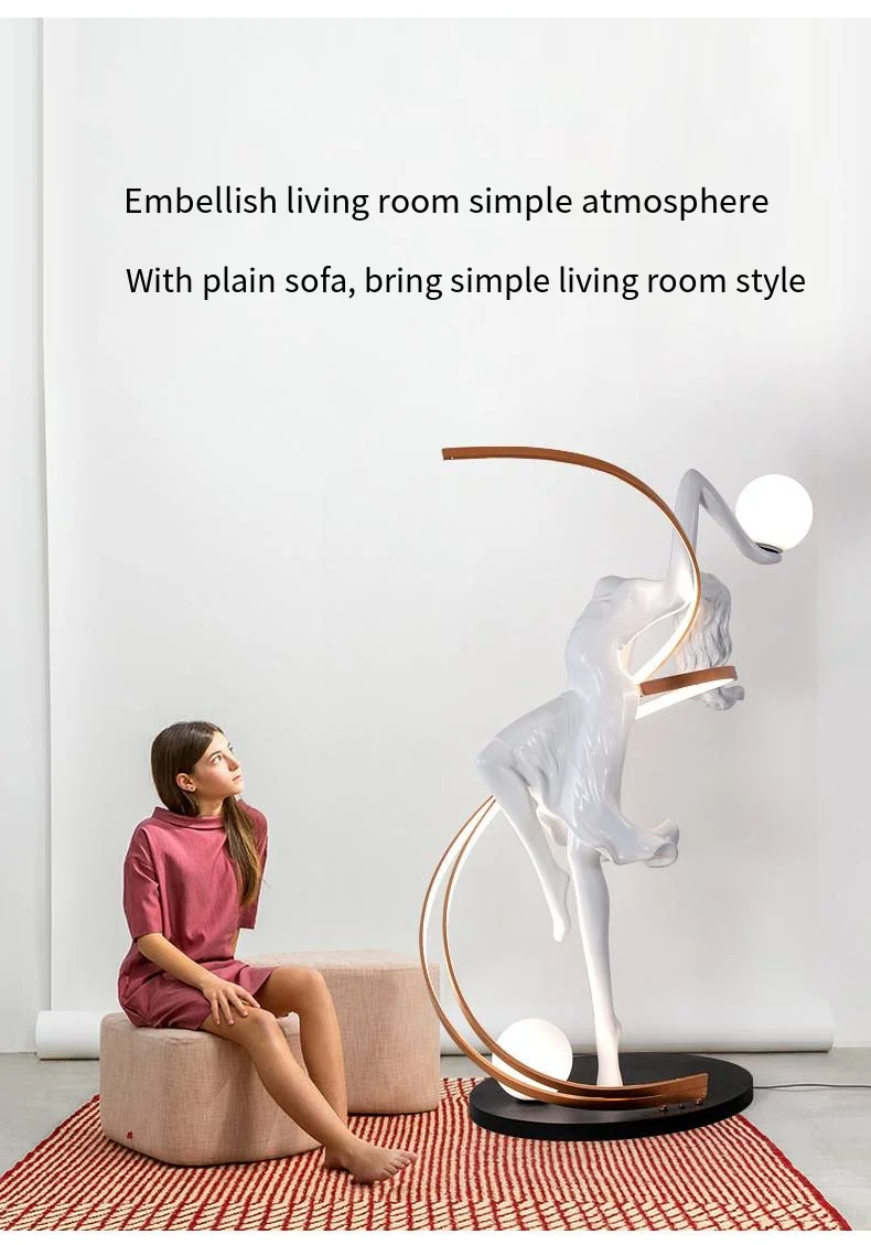 Creative Humanoid Art Sculpture Floor Lamp Designer Clothing Store ...