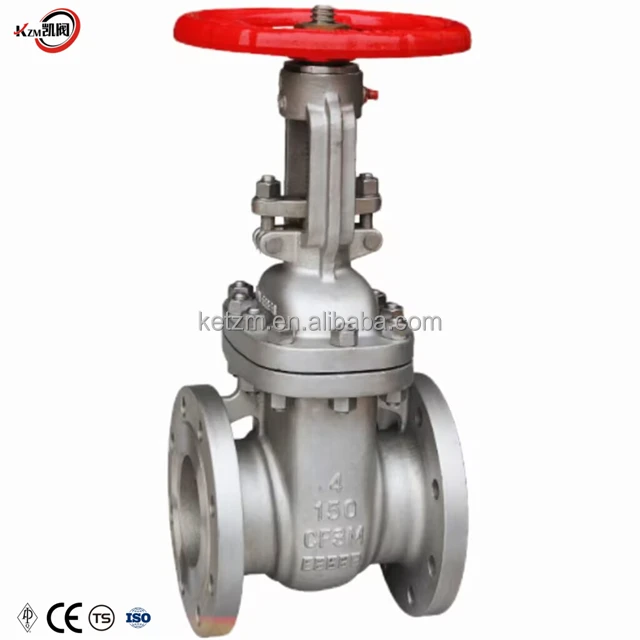 Asme Flanged Gate Valve4in-150lb Cf3m Stainless Steel Gate Valve Hand ...