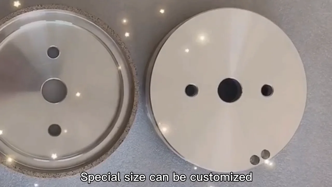 6a2 Double Edging Machine Glass Polishing Wheel Diamond Cup Wheel Glass ...