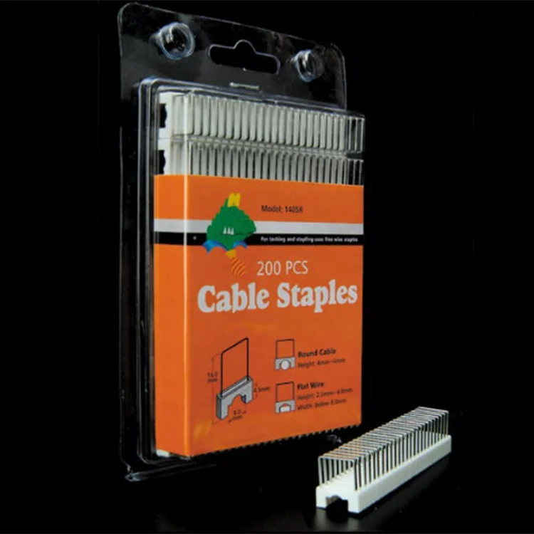 Patented Insulated Cable Staples For Round And Flat Cable Fastening ...