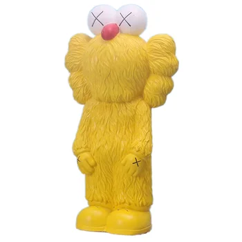 Diy Kawed White Embryo Bear Statue Resin Animal Model With 27 Colors ...