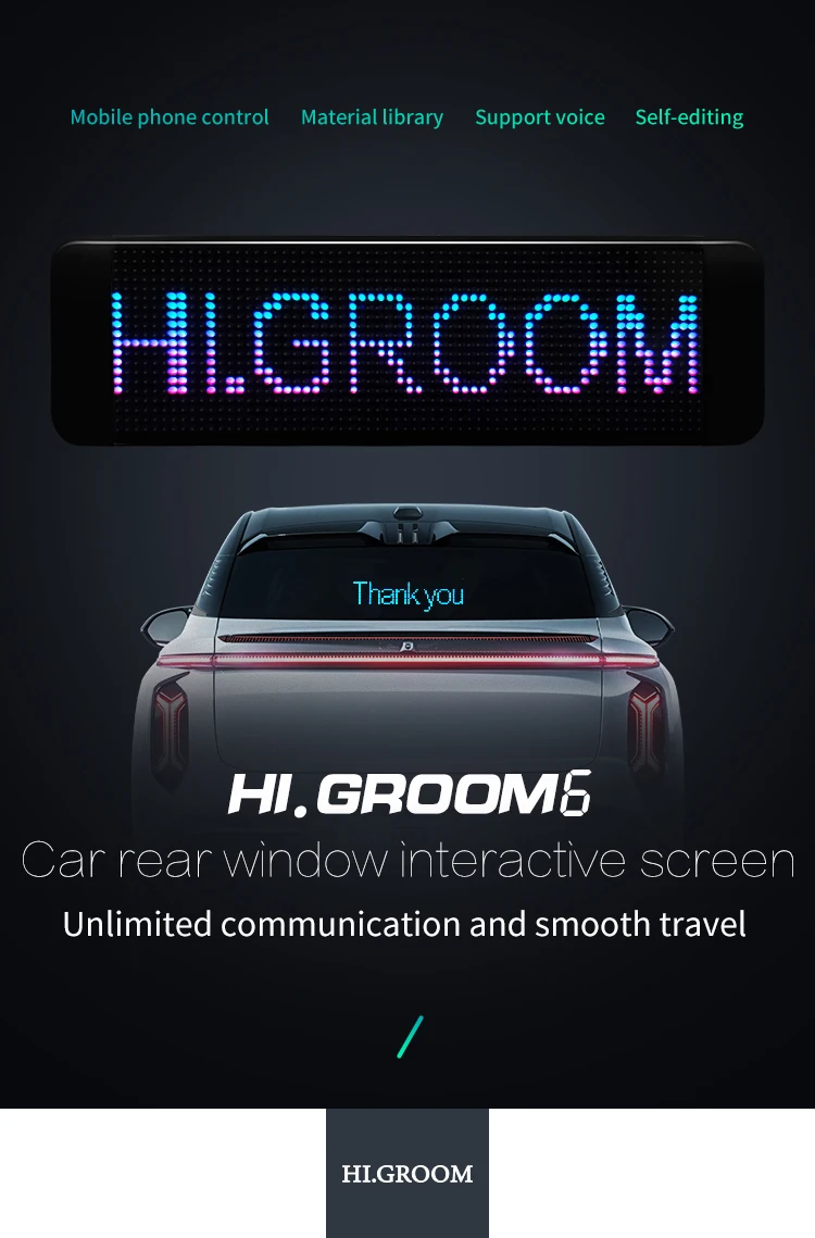 Custom Full Color Rgb Smart Digital Light Emotion Screen Led ...