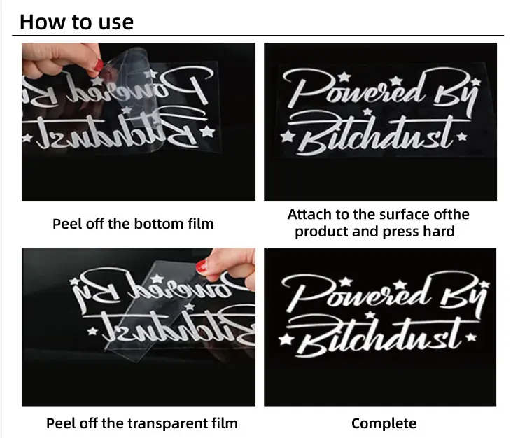 Custom Brand Logo Uv Transfer Sticker Waterproof Vinyl Uv Transfer Box ...