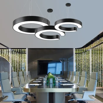 Office Conference Room Ceiling Light 36w 4000k Flicker-free Black C ...