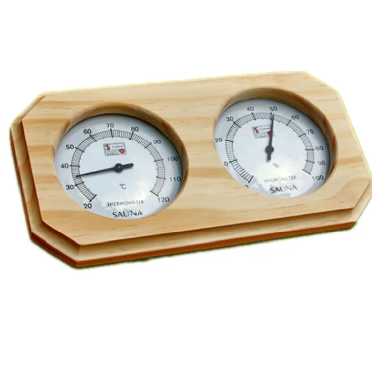 Wooden Sauna Thermo-hygrometer,Double Wood Hygrometer - Buy Sauna ...
