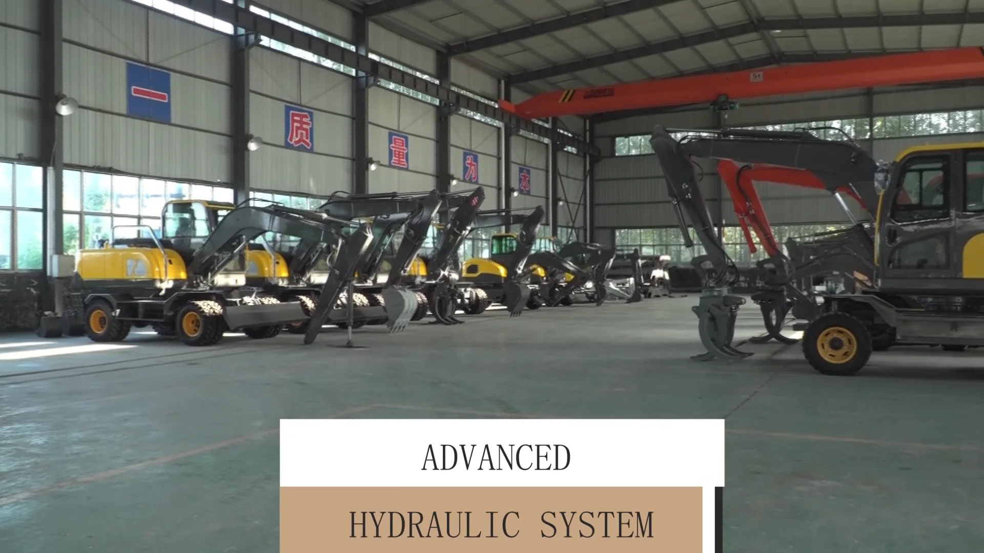 Digging Trenches Crawler Bagger Wheel Excavator Rotary Log Grapple 95 ...