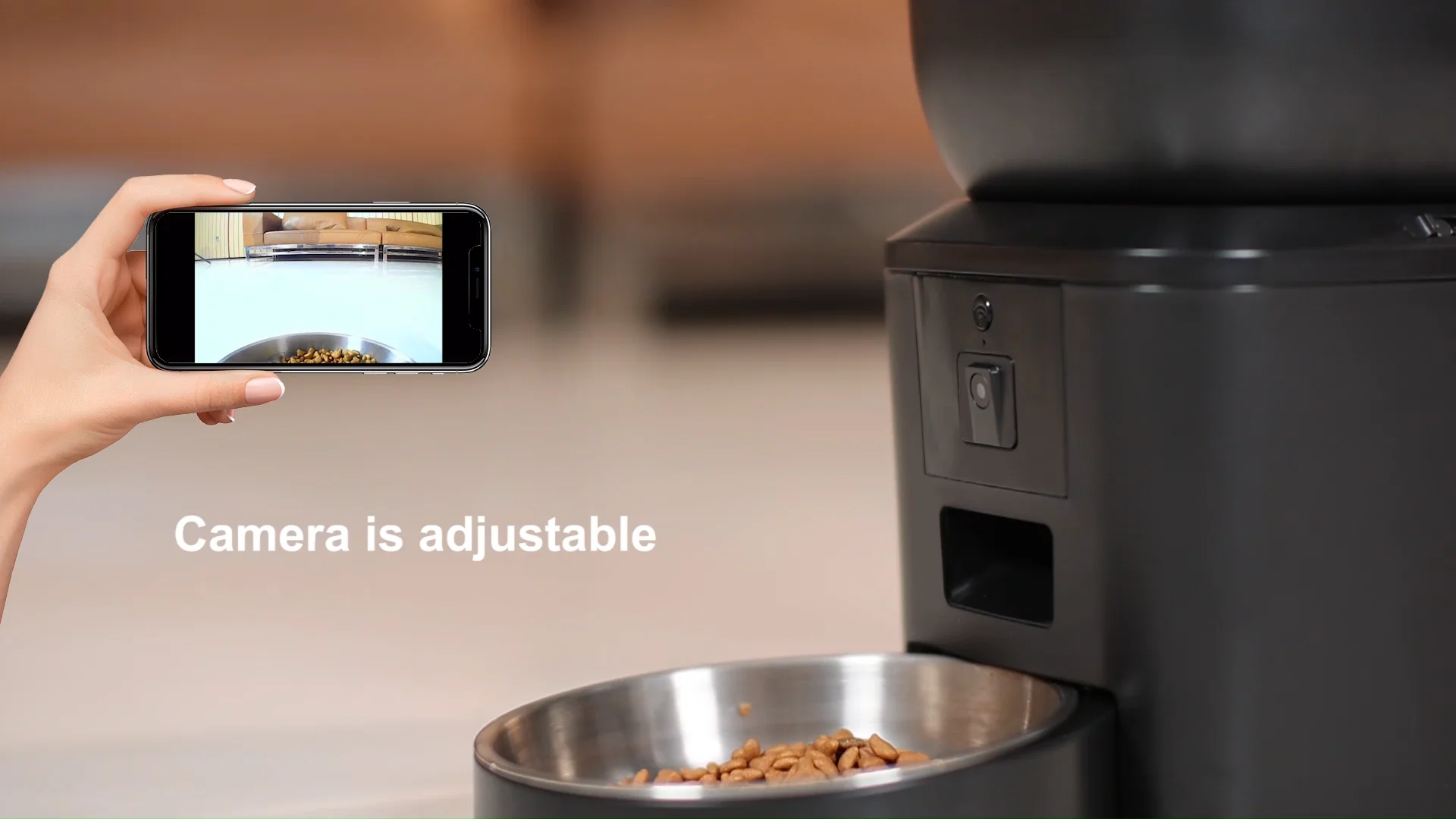 Smart Pet Feeder Camera Tuya Wifi 7l 4l Double Bowl Pet Food Dispenser ...