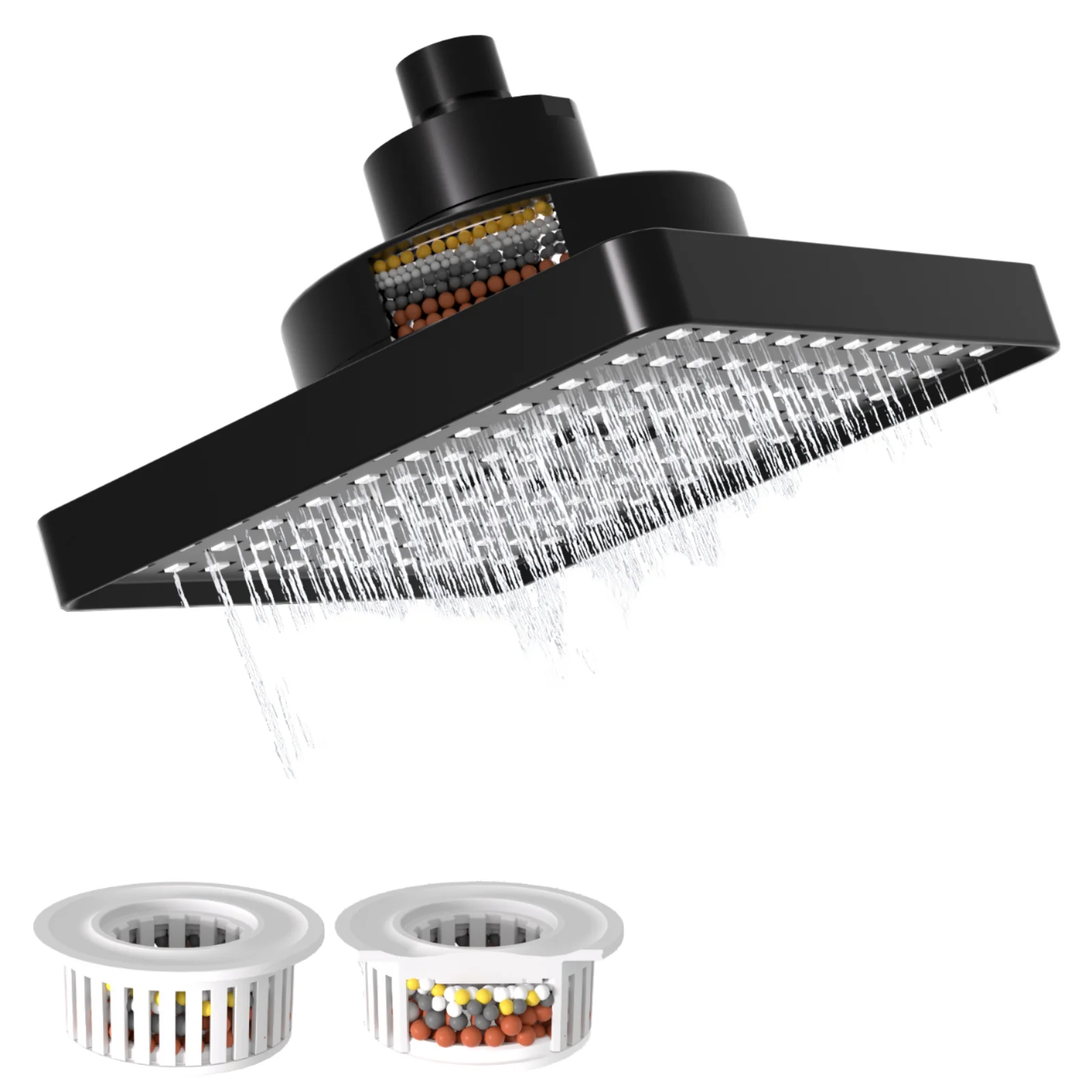 Showerhead with Filter Features Easy Shower Start Activation for ...