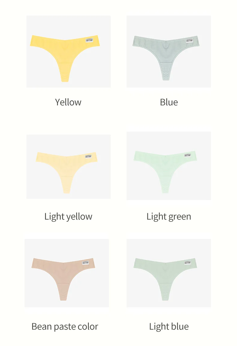 Custom Thong Women's Panties Quick Dry Correa Sexy Underwear Tangas ...