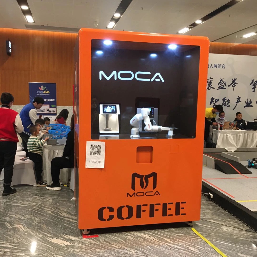 Mini Robot Coffee Kiosk - Fully Automatic Vending Machine
