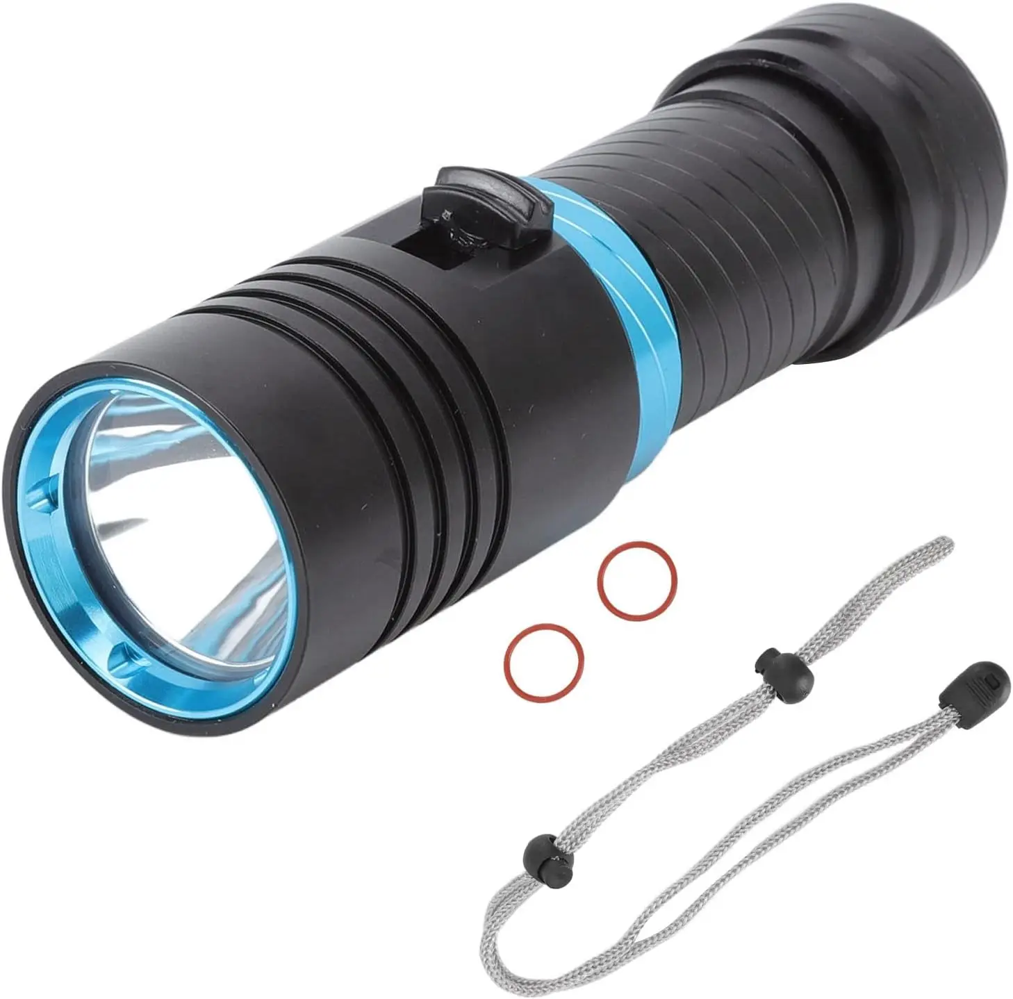 Stepless Dimming Submarine Lamp 100m Waterproof Taschenlampe T6 LED ...
