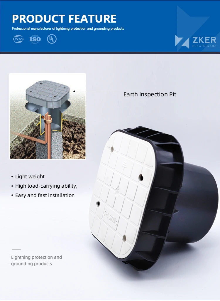 Grounding System Plastic Inspection Pit Or Earth Pit Cover - Buy ...