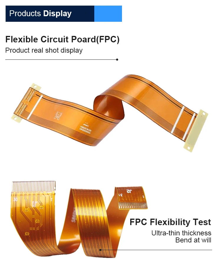 Customized Polyimide Fpcb Flex Pcb Flexible Fpc Transparent Flexible ...