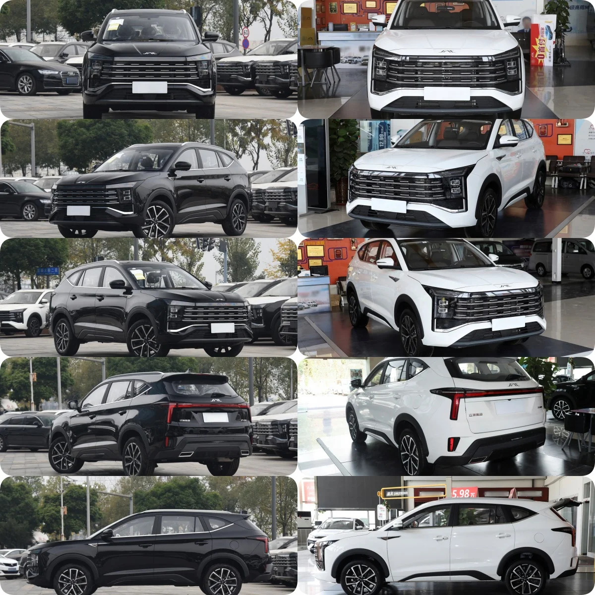Stock Available 2024 Model Jac X8 Plus New Cars 5 Doors-5/6/7 Seats ...