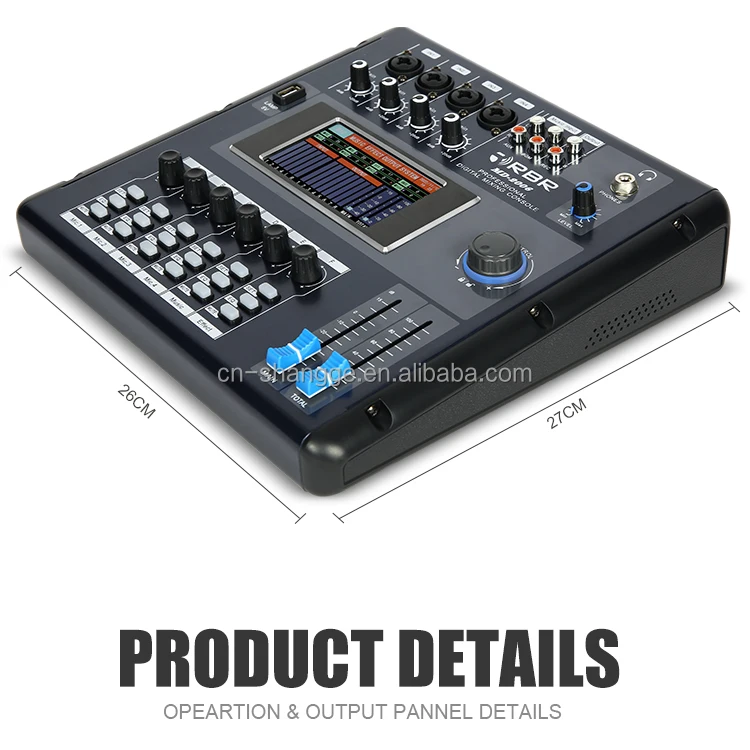 Touch Screen MD2006 6 Channel DJ Digital Audio Console Mixer