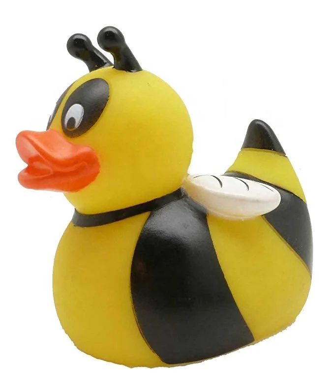 Wholesale Soft Squeeze Custom Print Honey Bee Rubber Ducks - Buy Honey ...