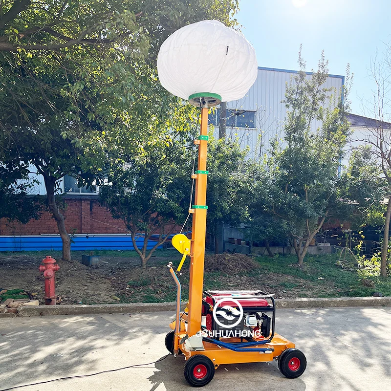 Utility Pushcart Type Lunar Gasoline Engine 1000W Moon Balloon Lighting ...