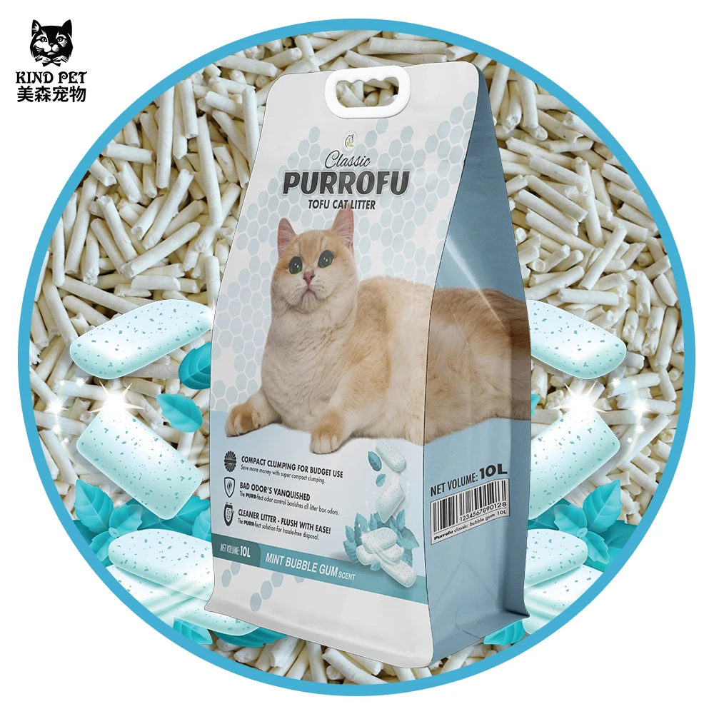 Bad Odor Vanquished Purrofu Cat Liiter Lasts Longer Easy To Clump - Buy ...