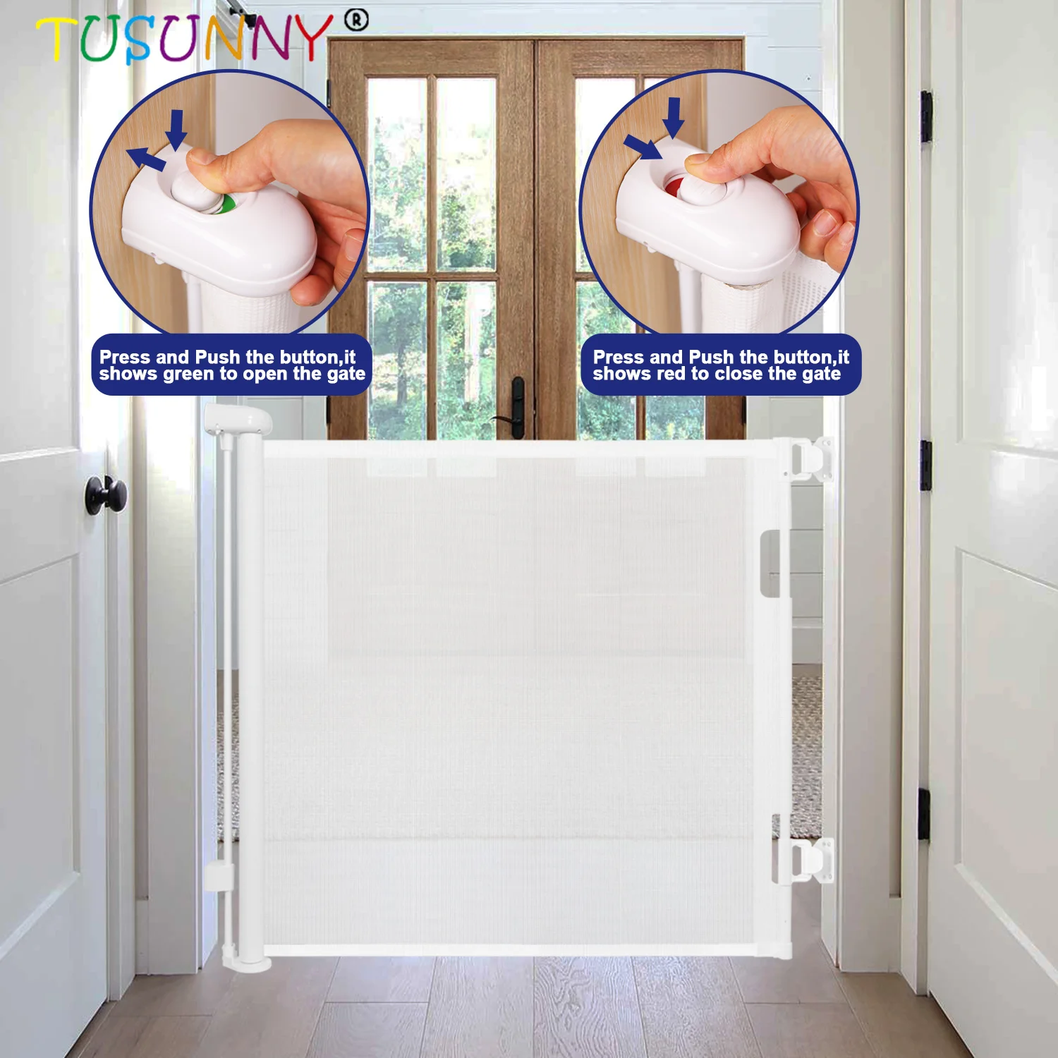 Child Safety Retractable Baby Gates Safety Gate| Alibaba.com