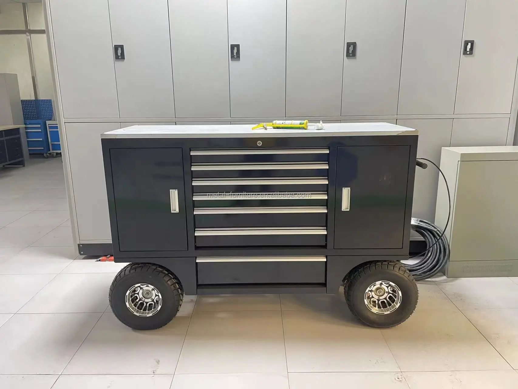 JZD Custom Pit Box - Portable Racing Toolbox for 2024