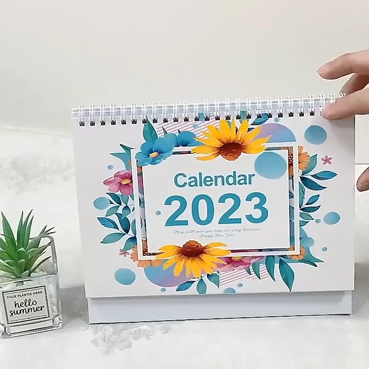 Promotional Desk Calender 2024 Table Calender 3d Customized Printing ...