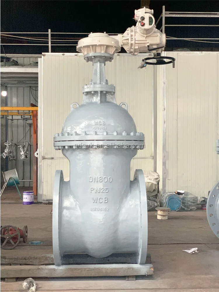 DIN Standard PN16 DN700 Cast Carbon Steel Manual Flanged Gate Valve ...