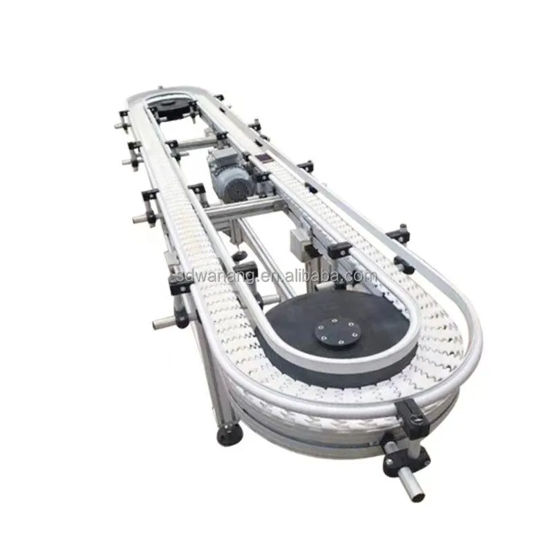 Plastic Mesh Belt Conveyor Filling And Packaging Conveyor Line Straight ...