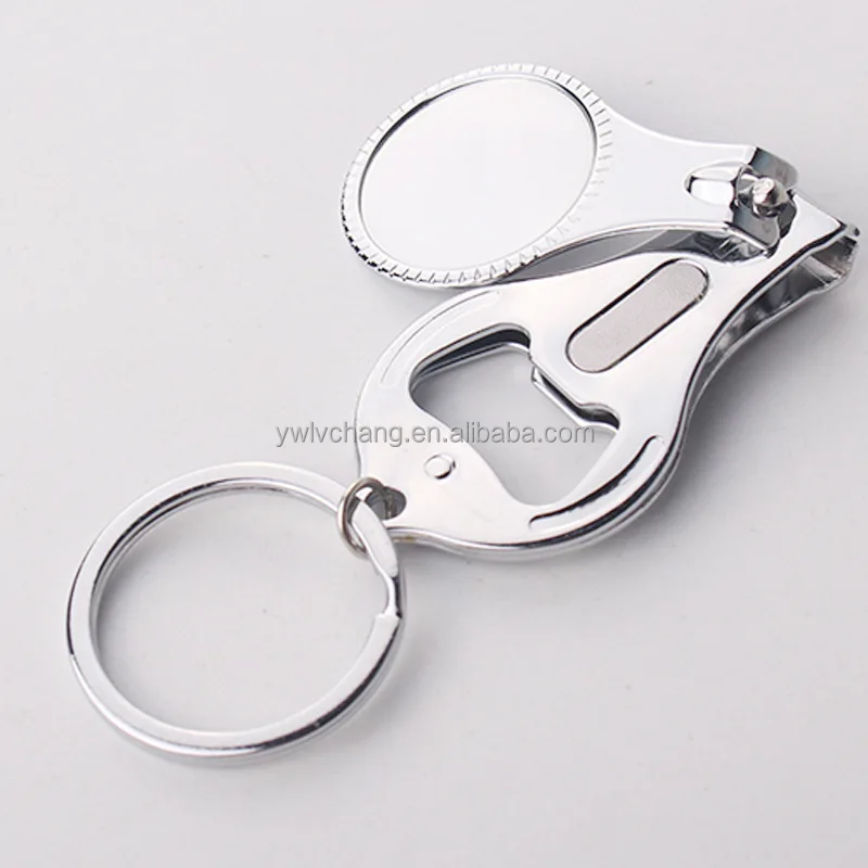 Stainless Steel Nail Clipper Key Chains 3 in 1 - LVCHANG