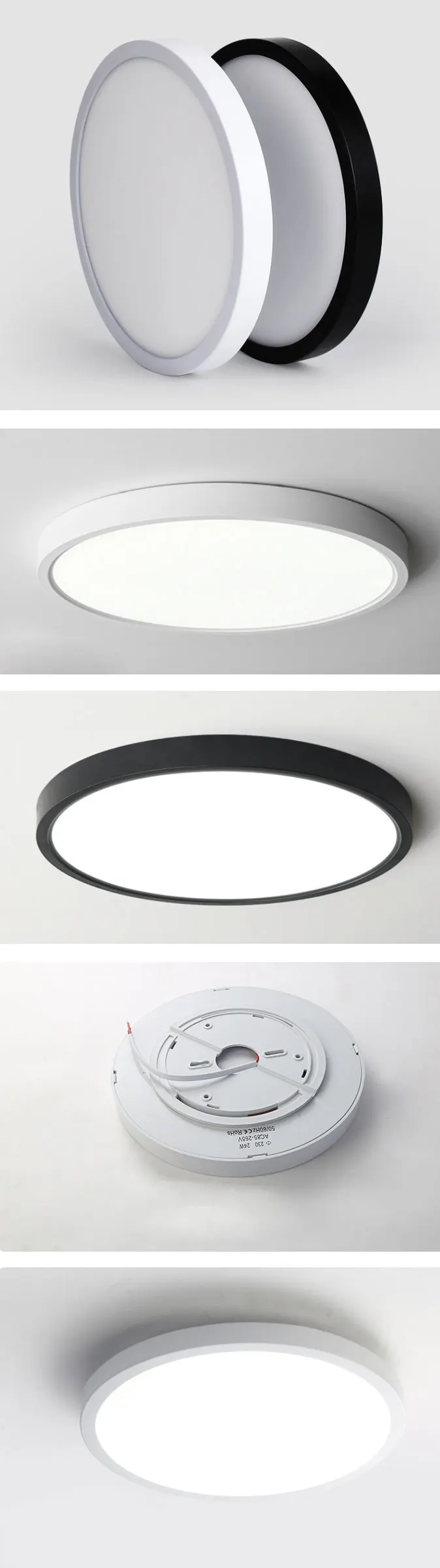 NEW 2cm Thickness Slim Good Sales Plastic Diffuse Ceiling Lamp for Home ...