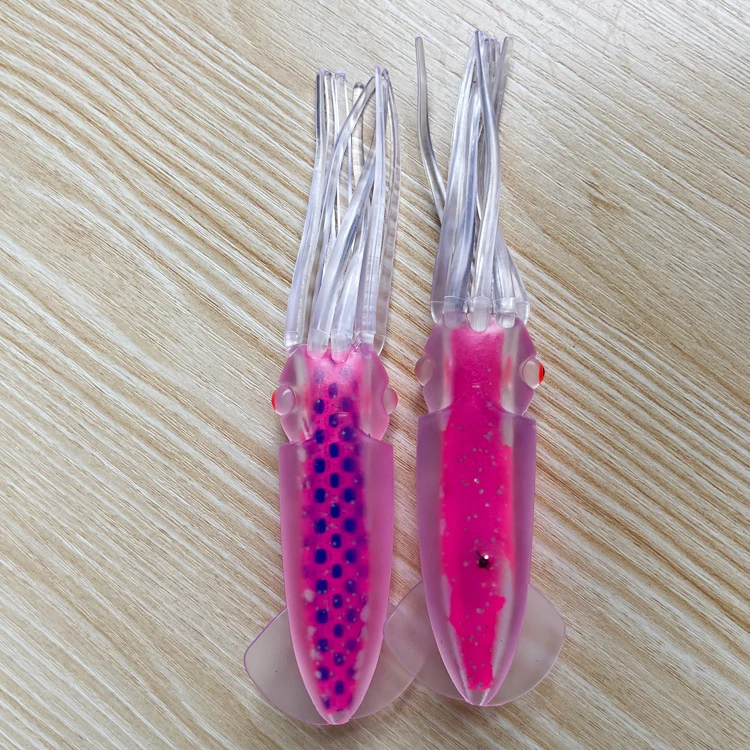 12cm 15cm Uv Artificial Octopus Fishing Lure Octopus Squid Fishing Lure ...